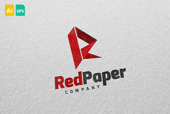 RedPaper Logo, a Branding & Logo Template by Schneider Design Store
