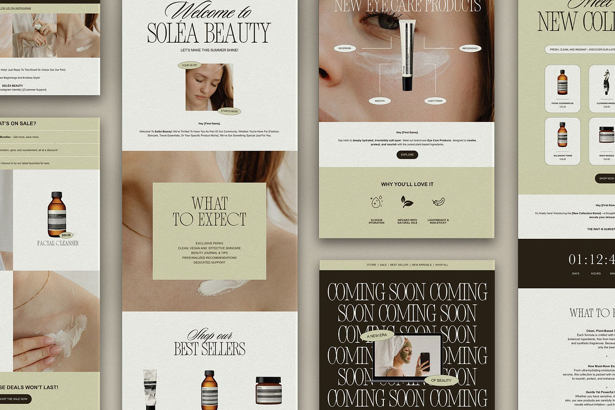 Flodesk Email Newsletter Template | Amare Creative | Creative Market