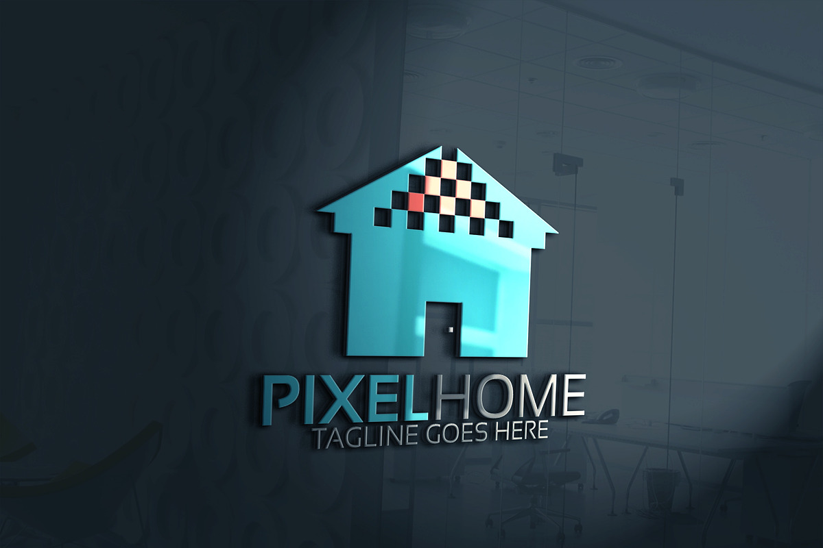 Pixel Home Logo, a Branding & Logo Template by Josuf Media