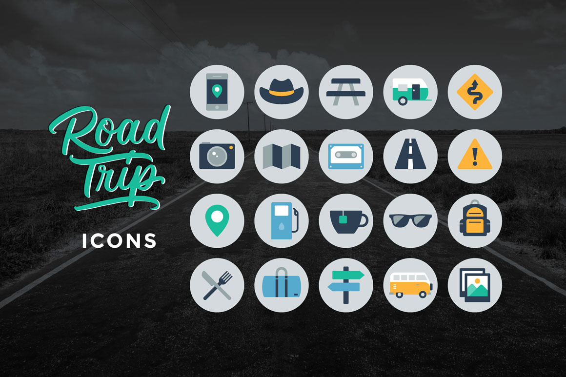 Road Trip Icons, an Icon by Wes Franklin