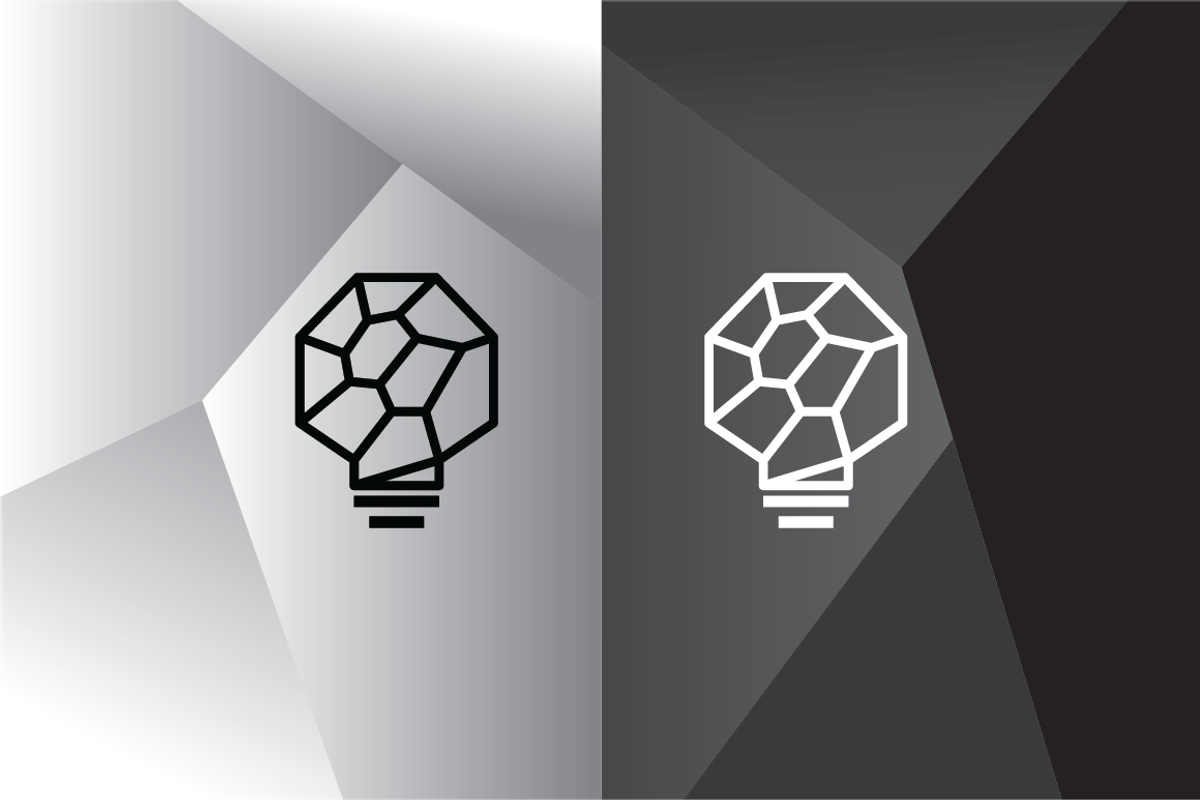 Polygon Light Bulb Logo Template, a Branding & Logo Template by ...