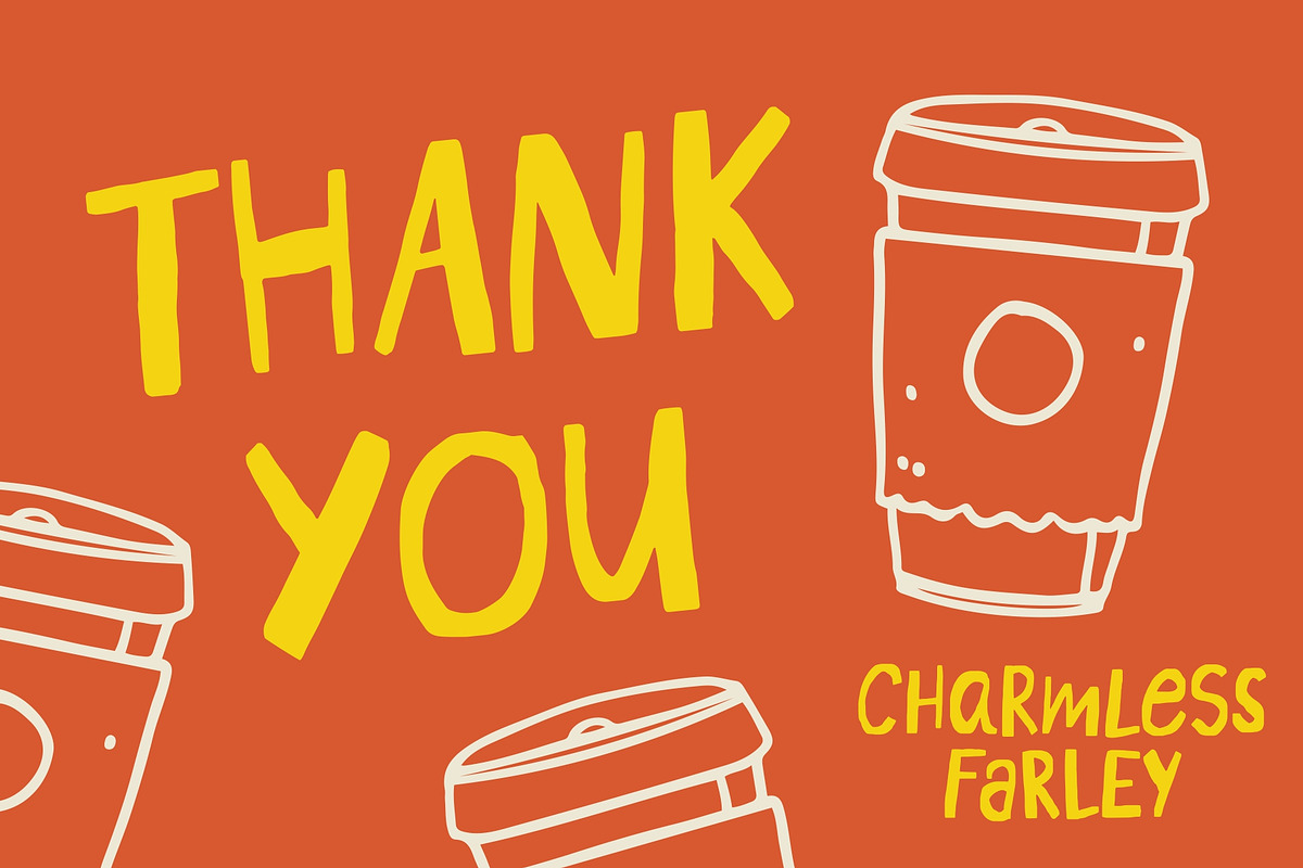 Charmless Farley - Quirky Ugly Font, a Handwritten Font by VSTRD TYPEWORKS