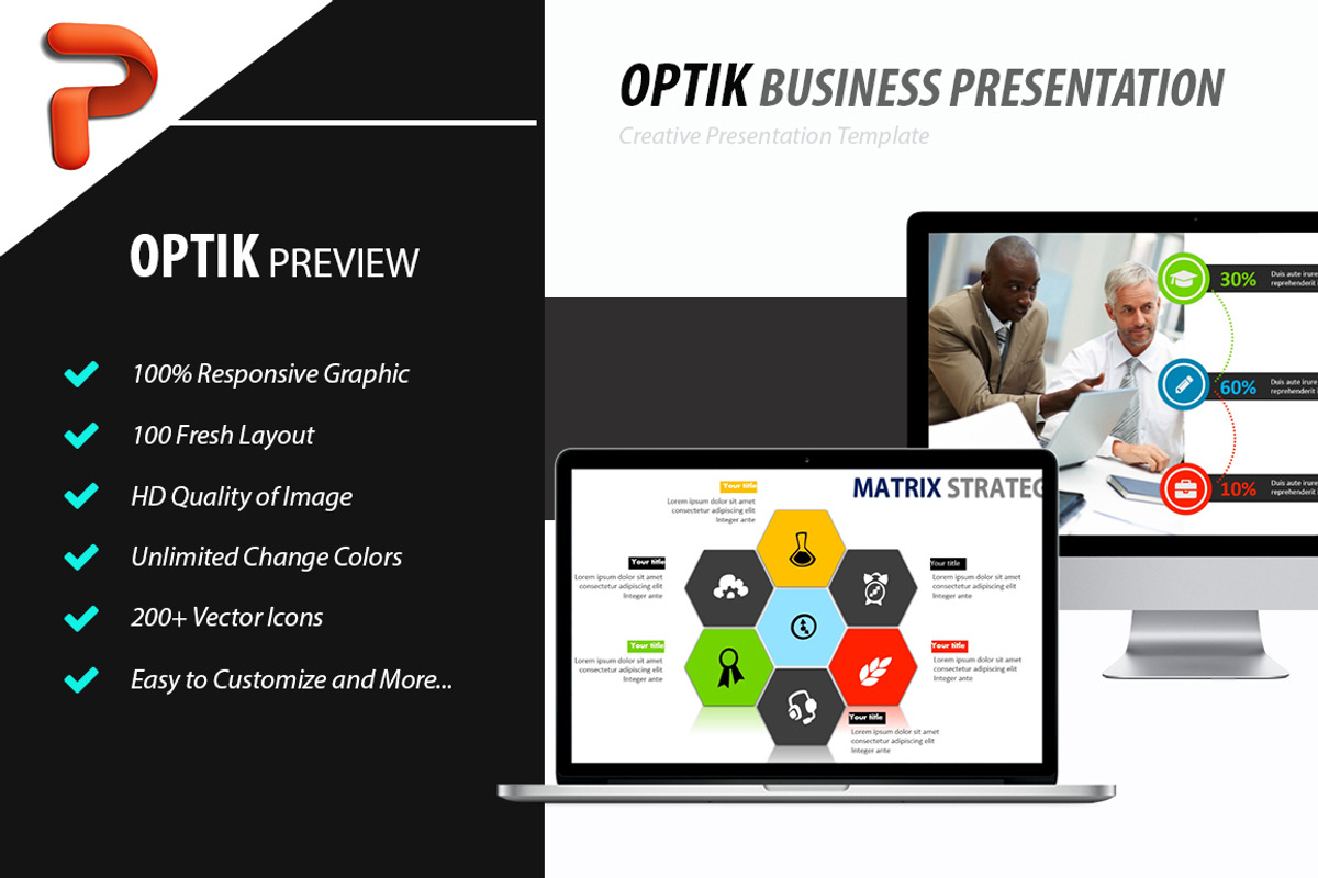 OPTIK - Powerpoint Template, a Presentation Template by SlideFusion