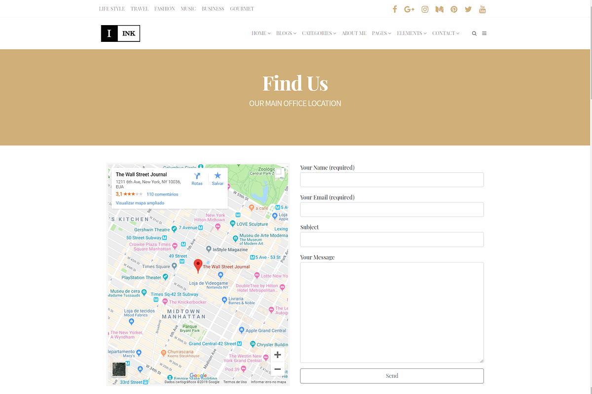 Ink - Minimalist Blog WordPress Theme