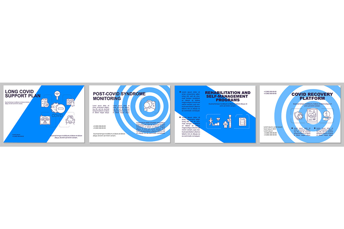 Long covid support plan brochure, a Brochure Template by bsd studio ...