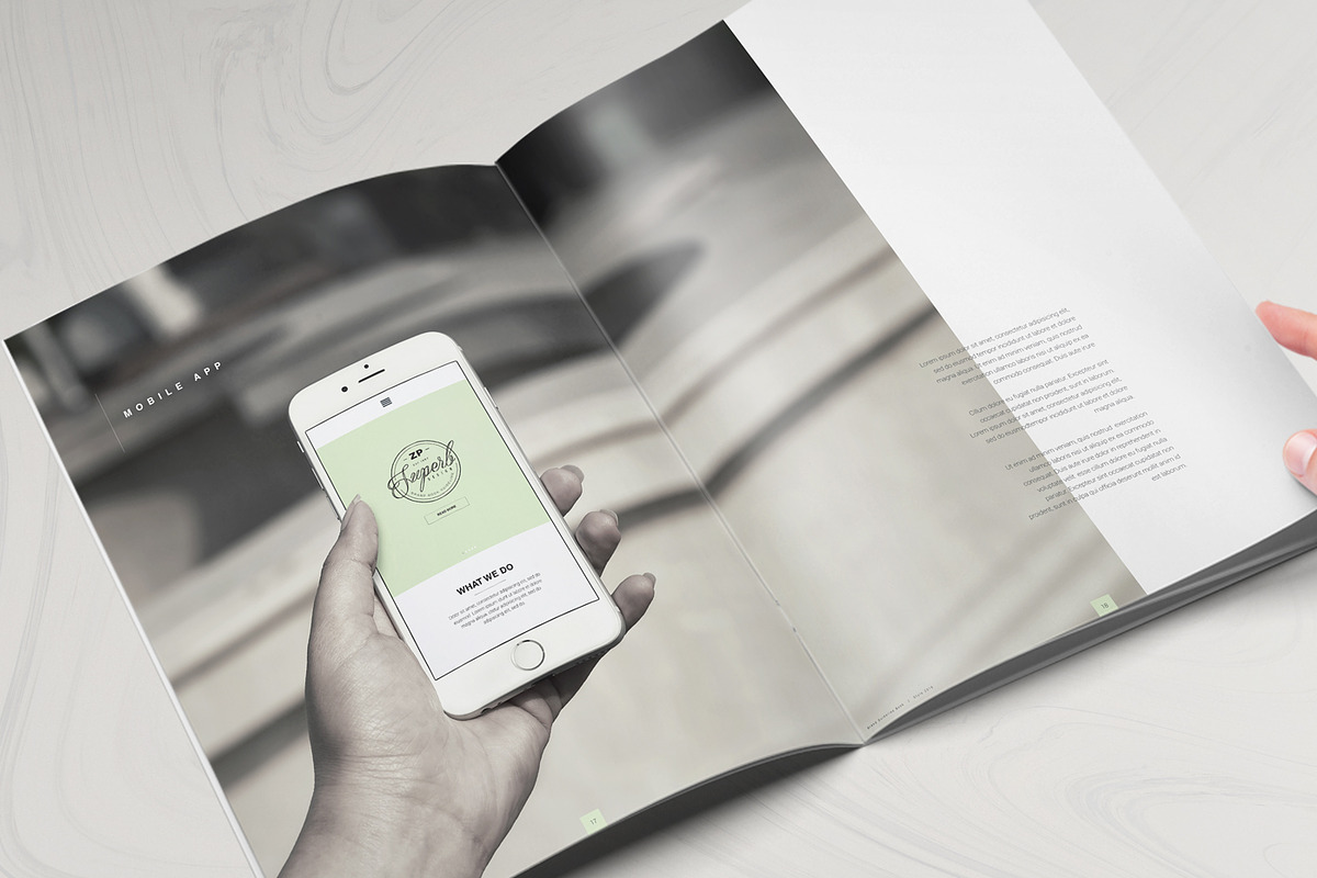 The Prestige - Brand Manual Template, a Brochure Template by ZippyPixels
