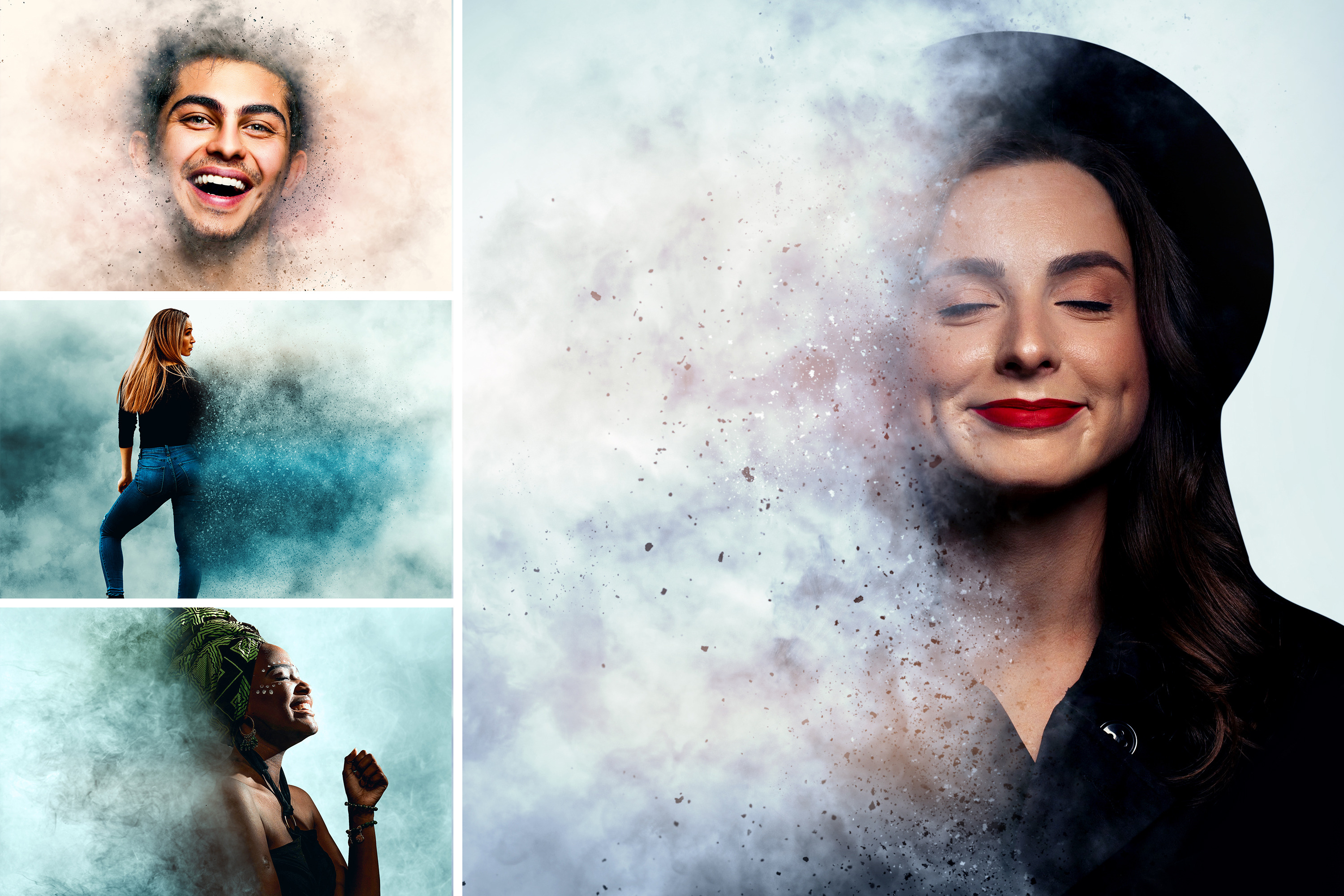Dispersion photoshop effect bundle