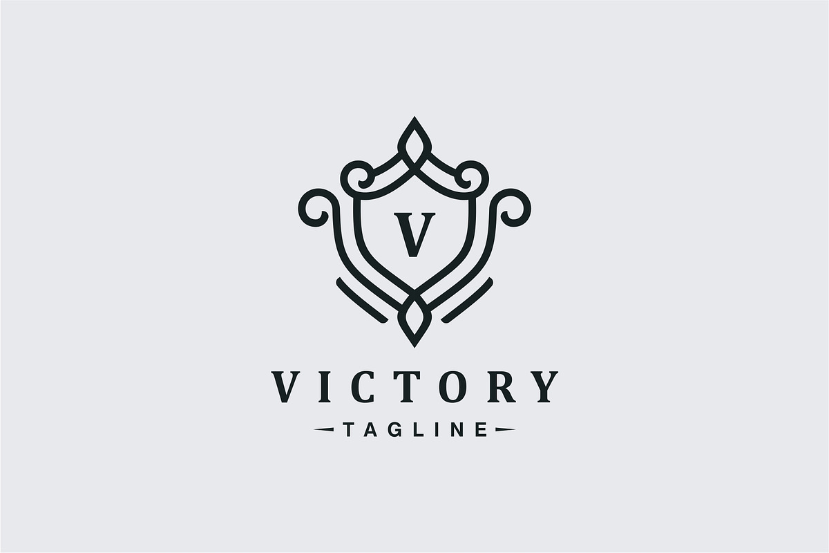Victory Crest Logo, a Branding & Logo Template by Logosava
