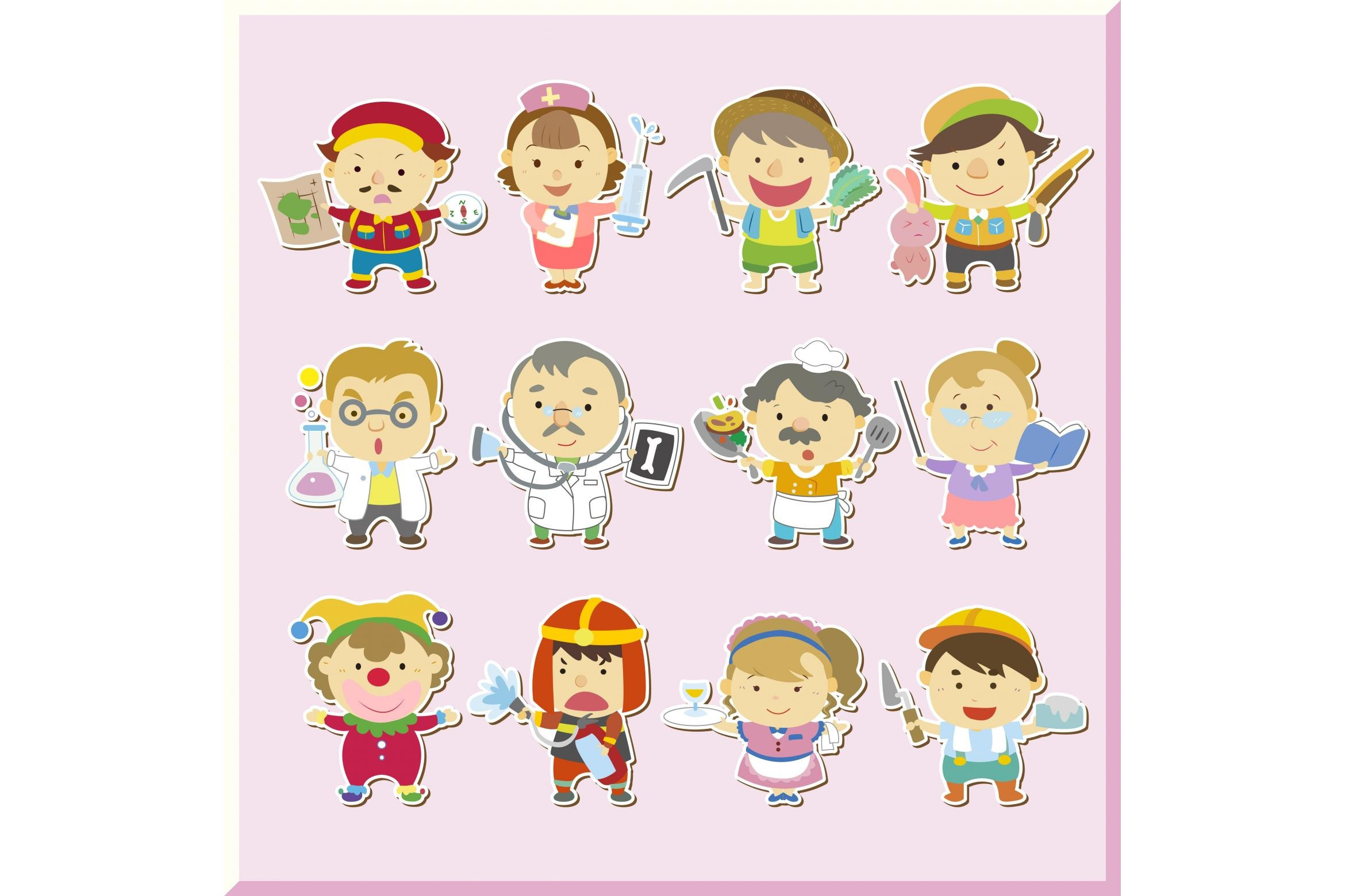 Illustration of jobs of the world, an Education Illustration by ...