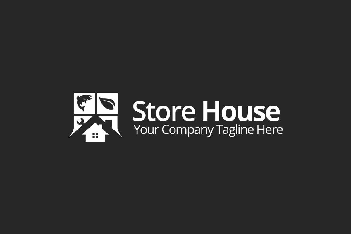 Store House Logo Template, a Branding & Logo Template by Shahjhan