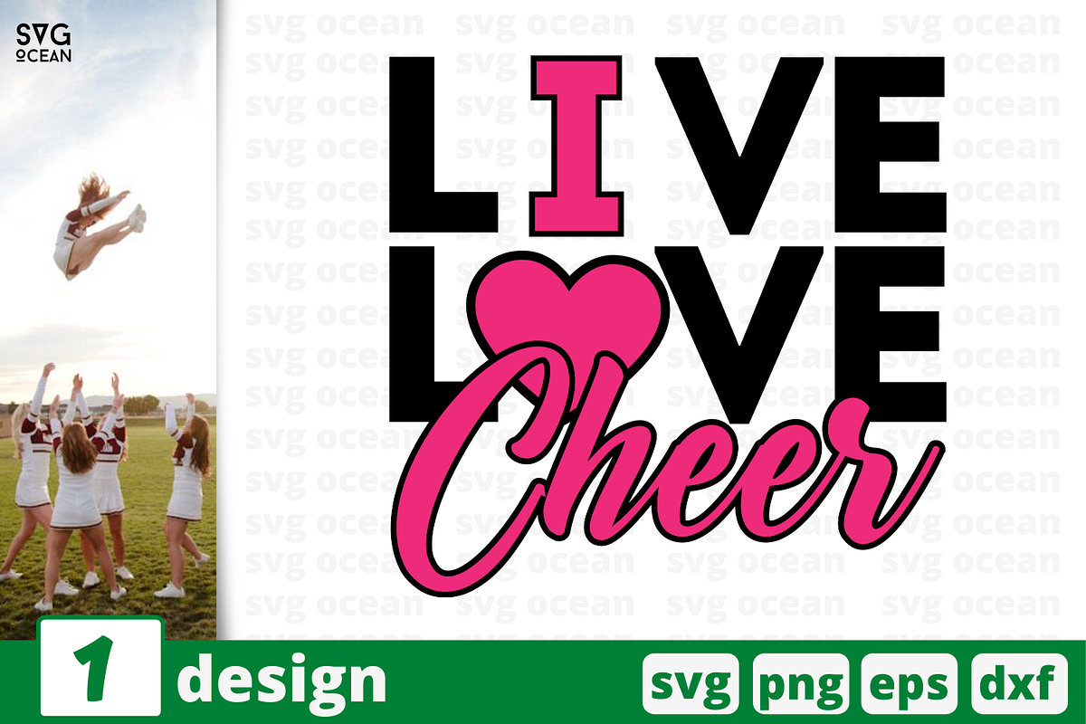 Cheer SVG Bundle, an Illustration by svgocean | Creative Market
