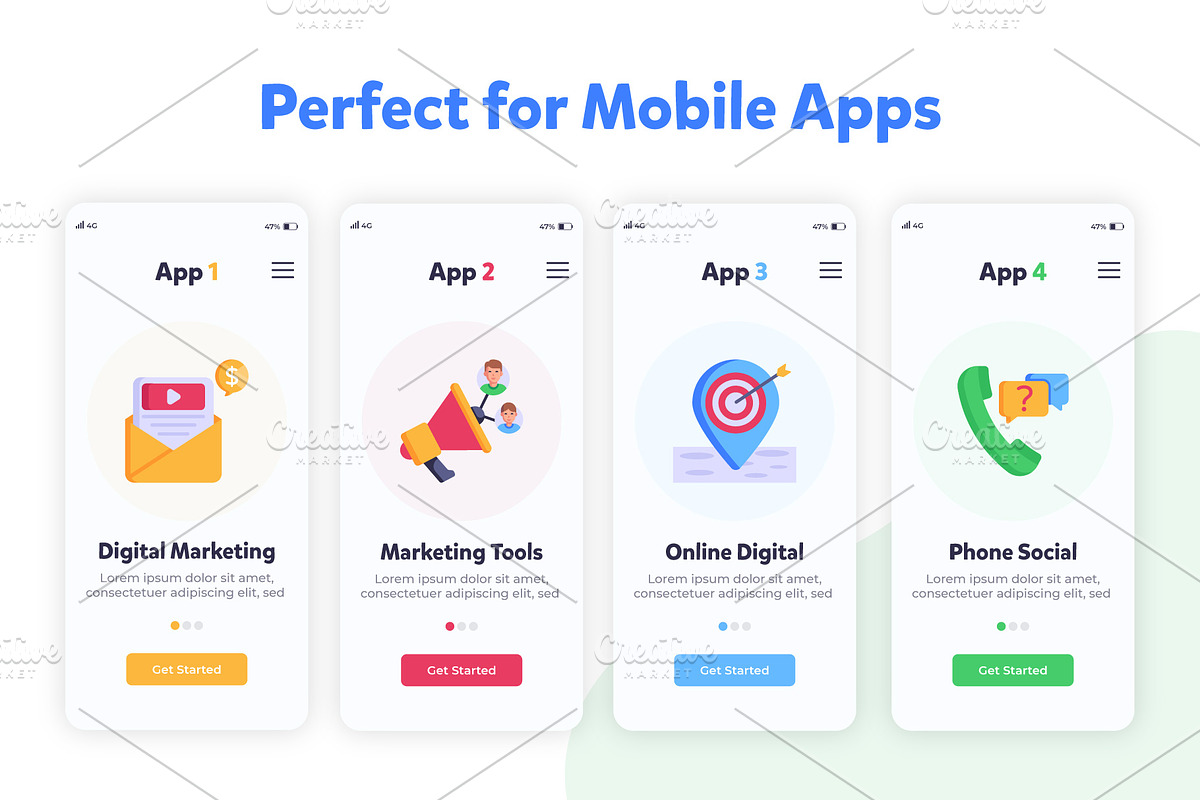 100 Digital Marketing Icons
