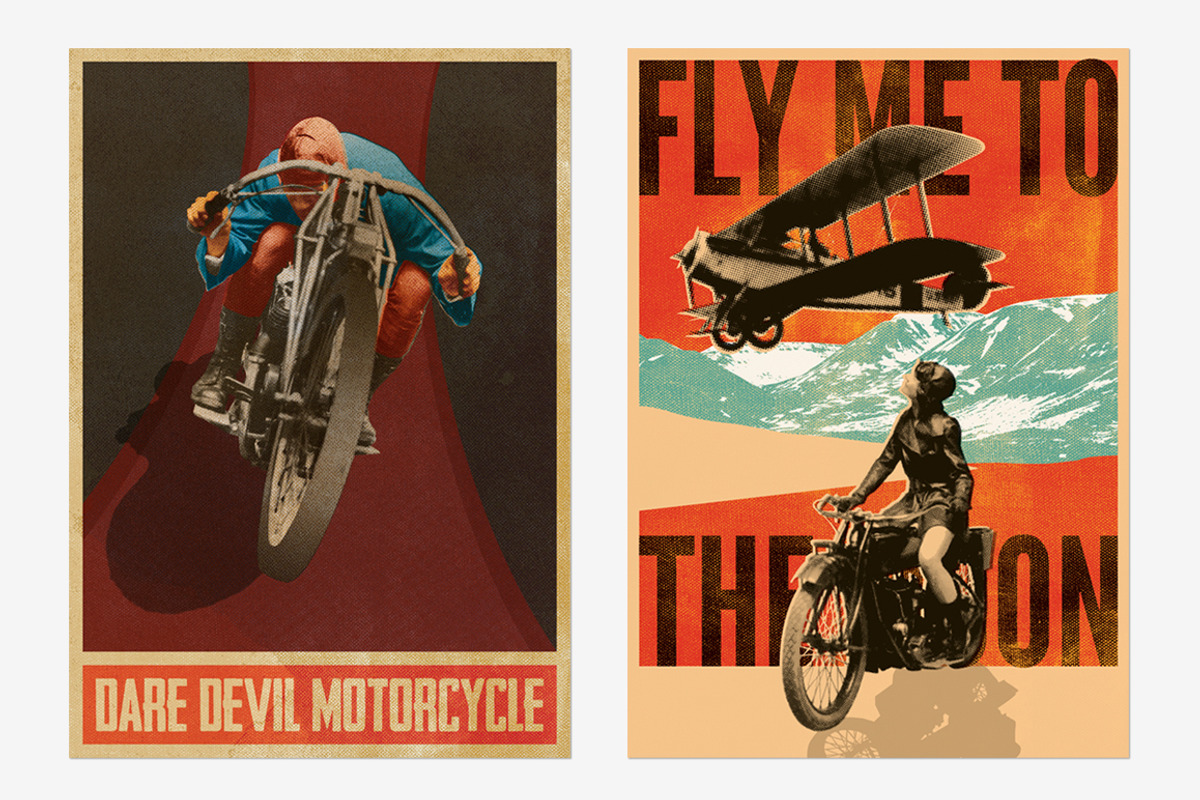 6 posters with editable text, an Illustration by Liviu