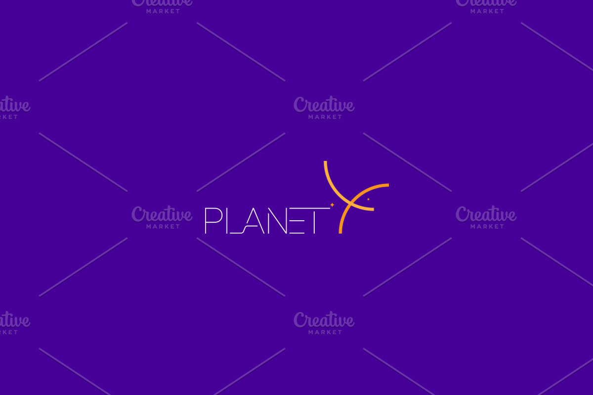 Planet X Logo, a Branding & Logo Template by drawzen