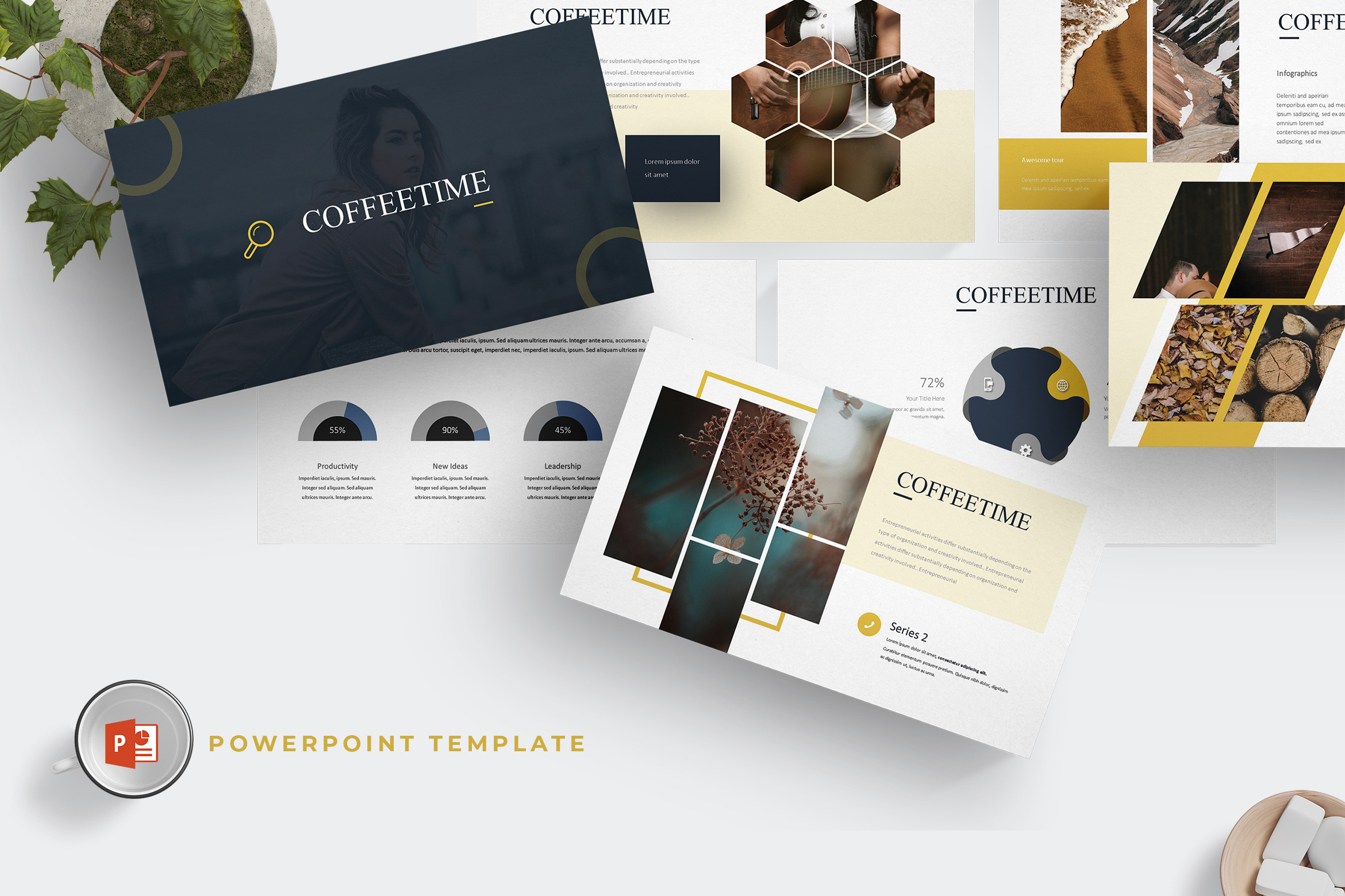 Coffee Time - Powerpoint Template, a Presentation Template by AQR Studio