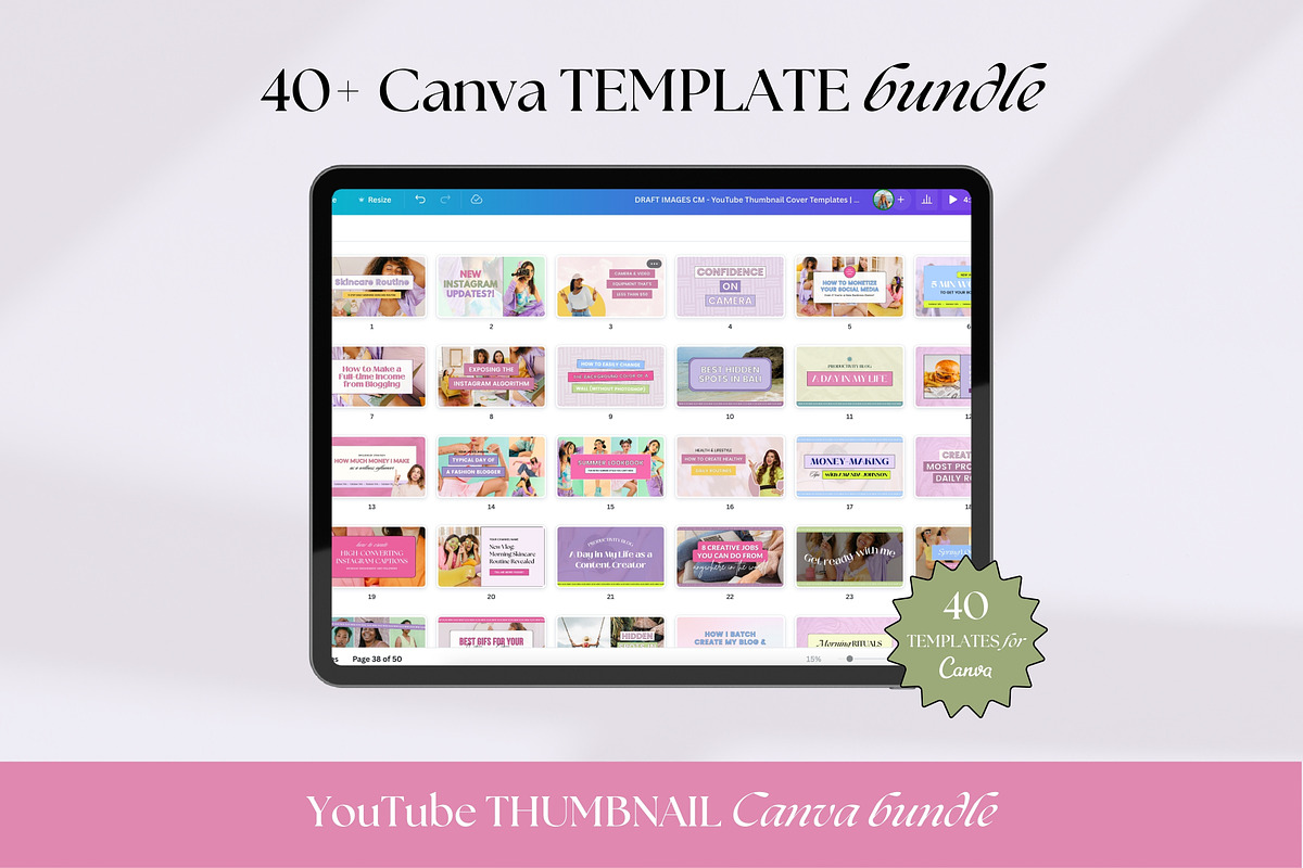 Canva YouTube Thumbnail Templates