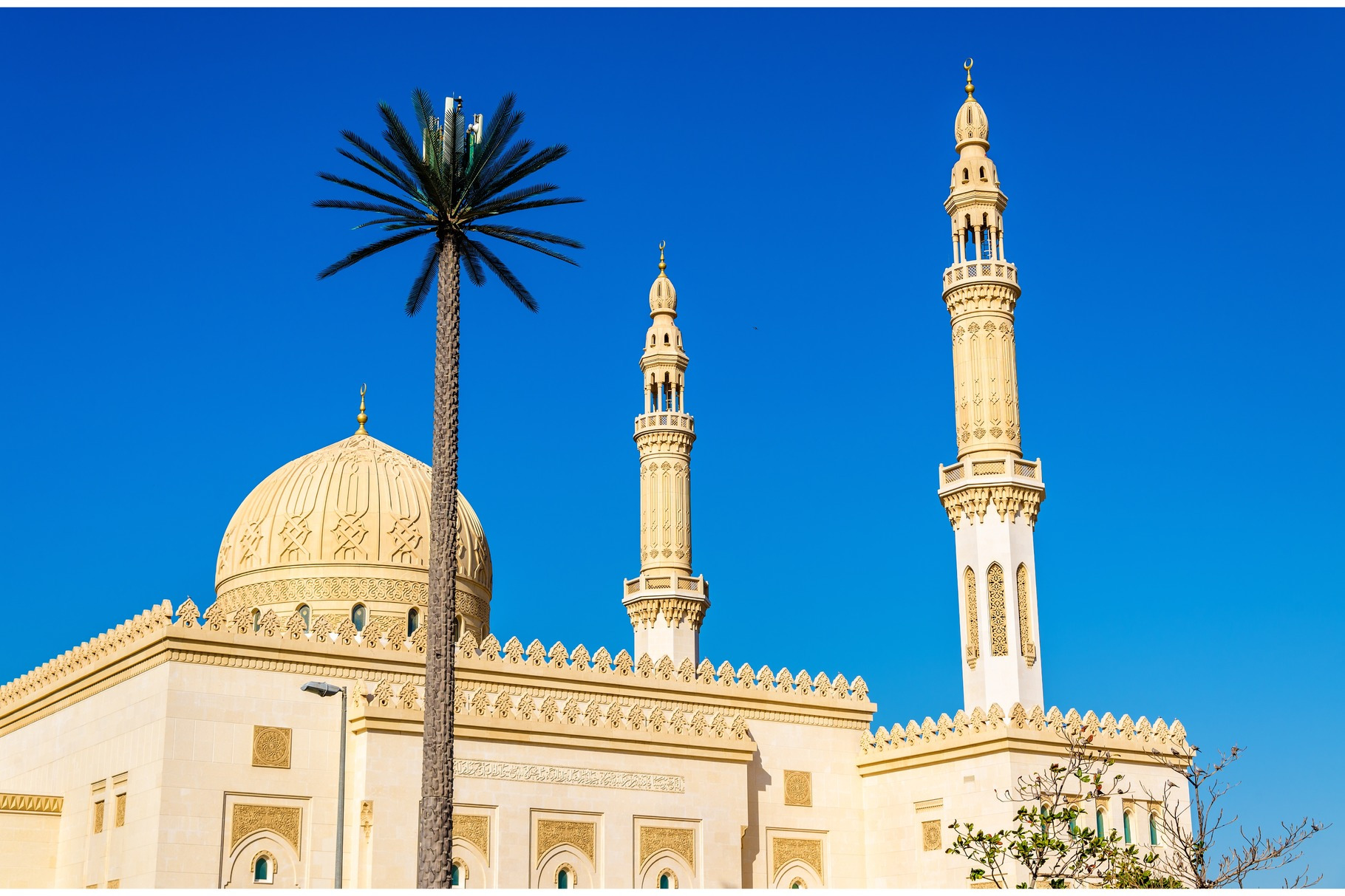 View of zabeel mosque in dubai uae featuring mosque, dubai, and arab ...