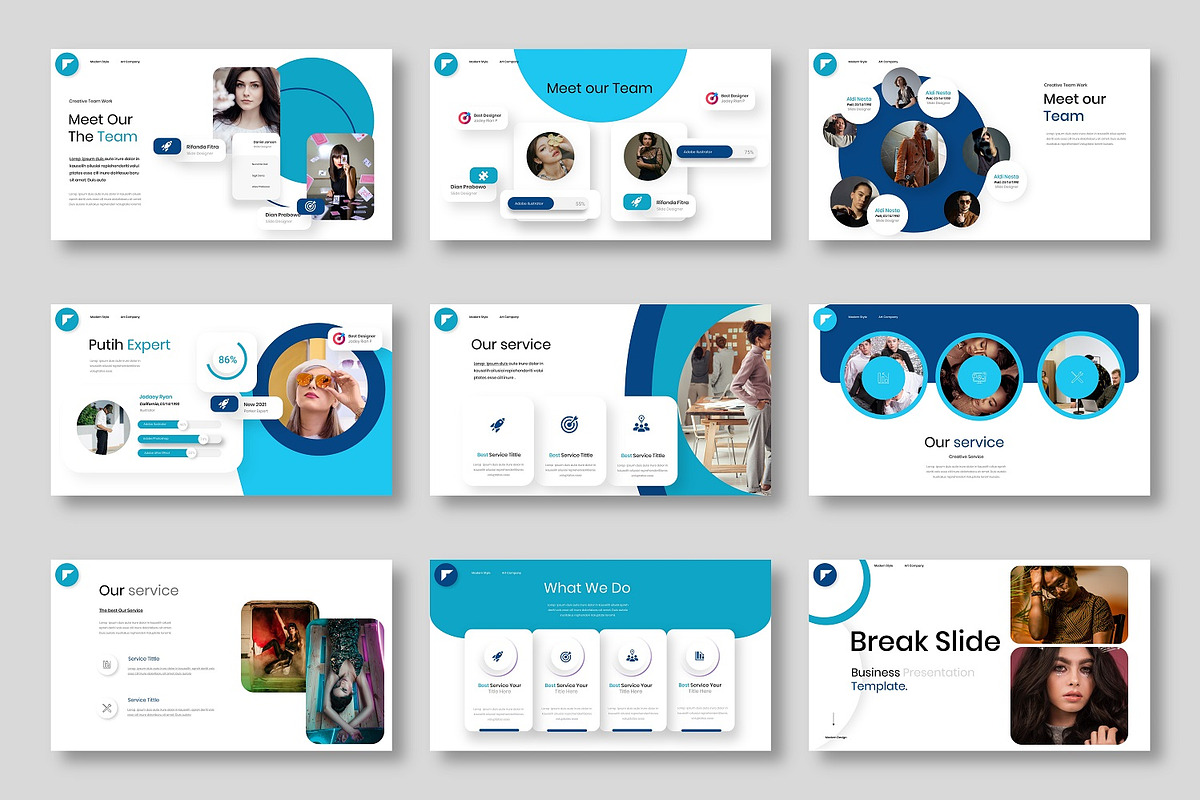 PUTIH - PowerPoint Template