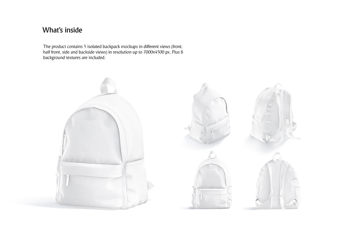 Backpack Mockup, a Merchandise Mockup by rebrandy