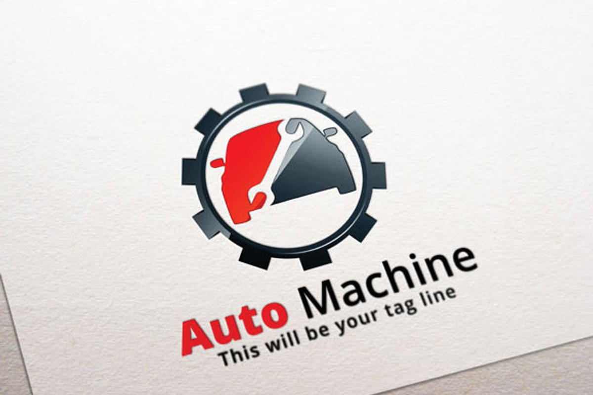 Auto Machine, a Branding & Logo Template by stock6design