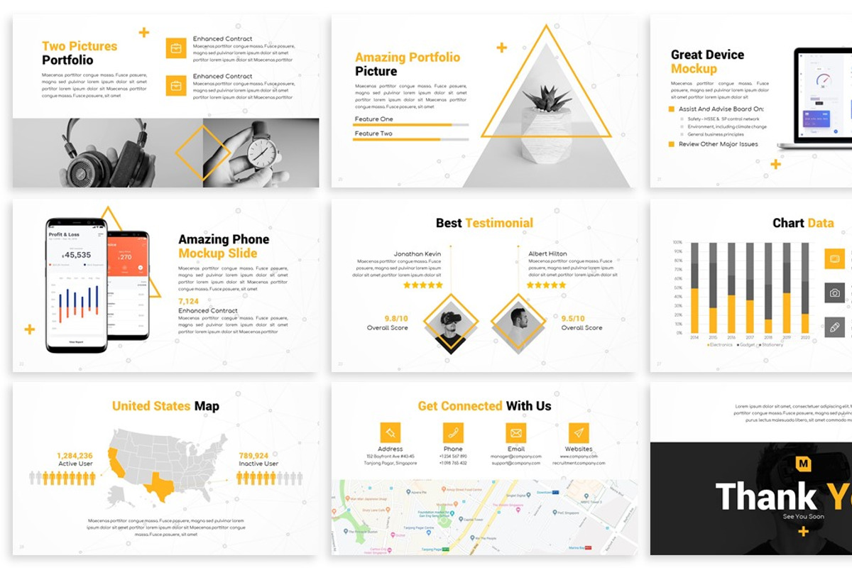 Malia - Google Slides Template, a Presentation Template by SlideFactory