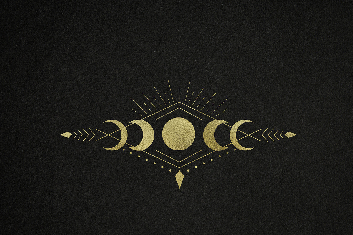 UPDATE! Mystical Moon Trendy Designs, a Decorative Illustration by ...