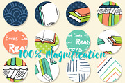 Book Lovers Patterns, a Pattern Graphic by Northern Whimsy Design