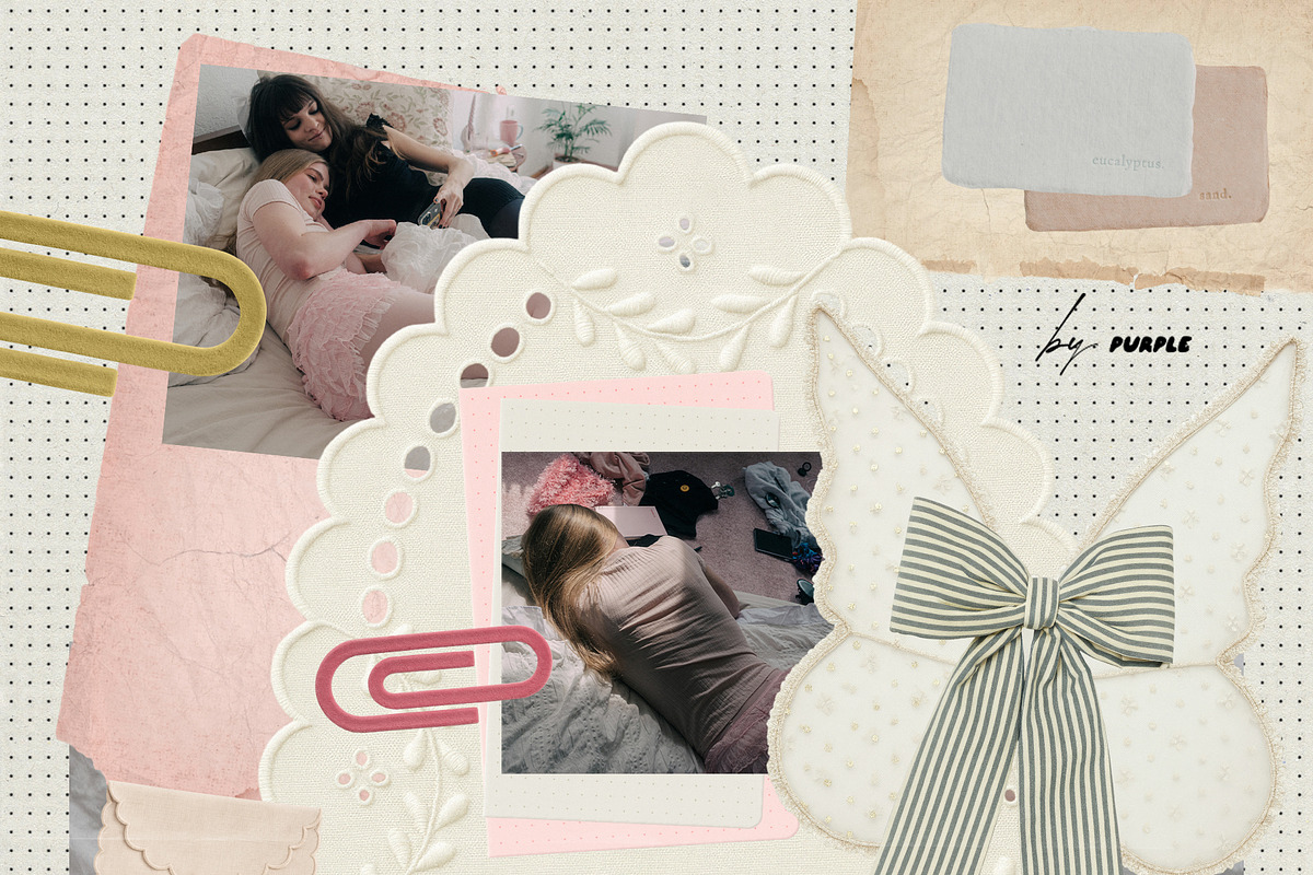 Soft Files: Minimal Archive Collage, an Object Graphic by Purple