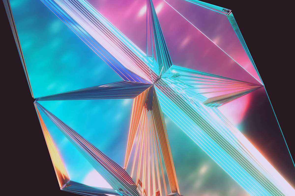 Stratus: Fragmented Forms, an Object Graphic by RuleByArt | Creative Market