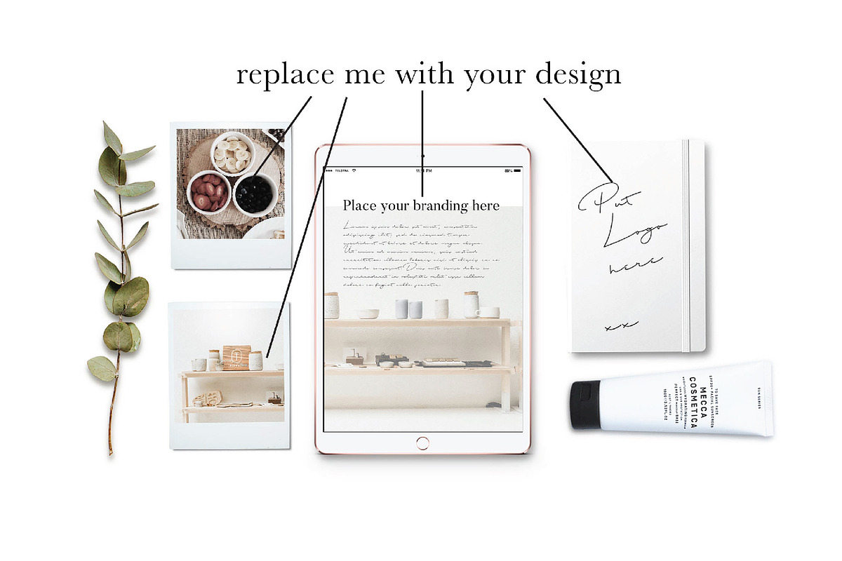 Chic Modern iPad Mockup, an iPad Mockup by Tropical Type