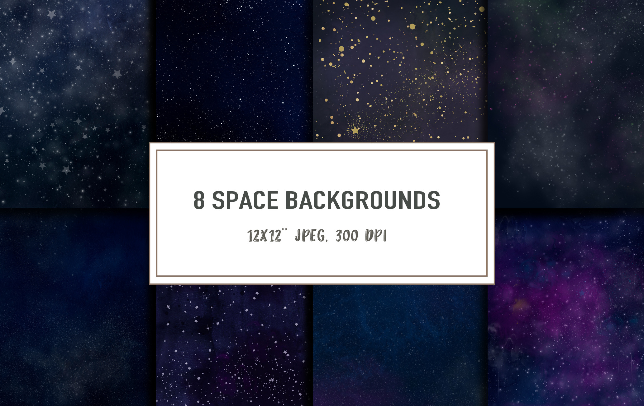 Space backgrounds, a Texture Graphic by Katie Lisker