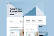 Creative Portfolio Bootstrap Template | Creative Market