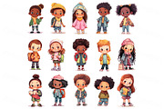 Cartoon cute little kids PNG clipart, a Person Illustration by Bubert Art