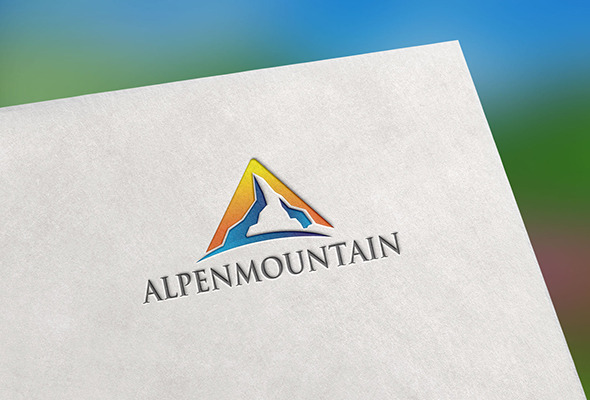 Alpenmountain Logo, a Branding & Logo Template by Mariyana