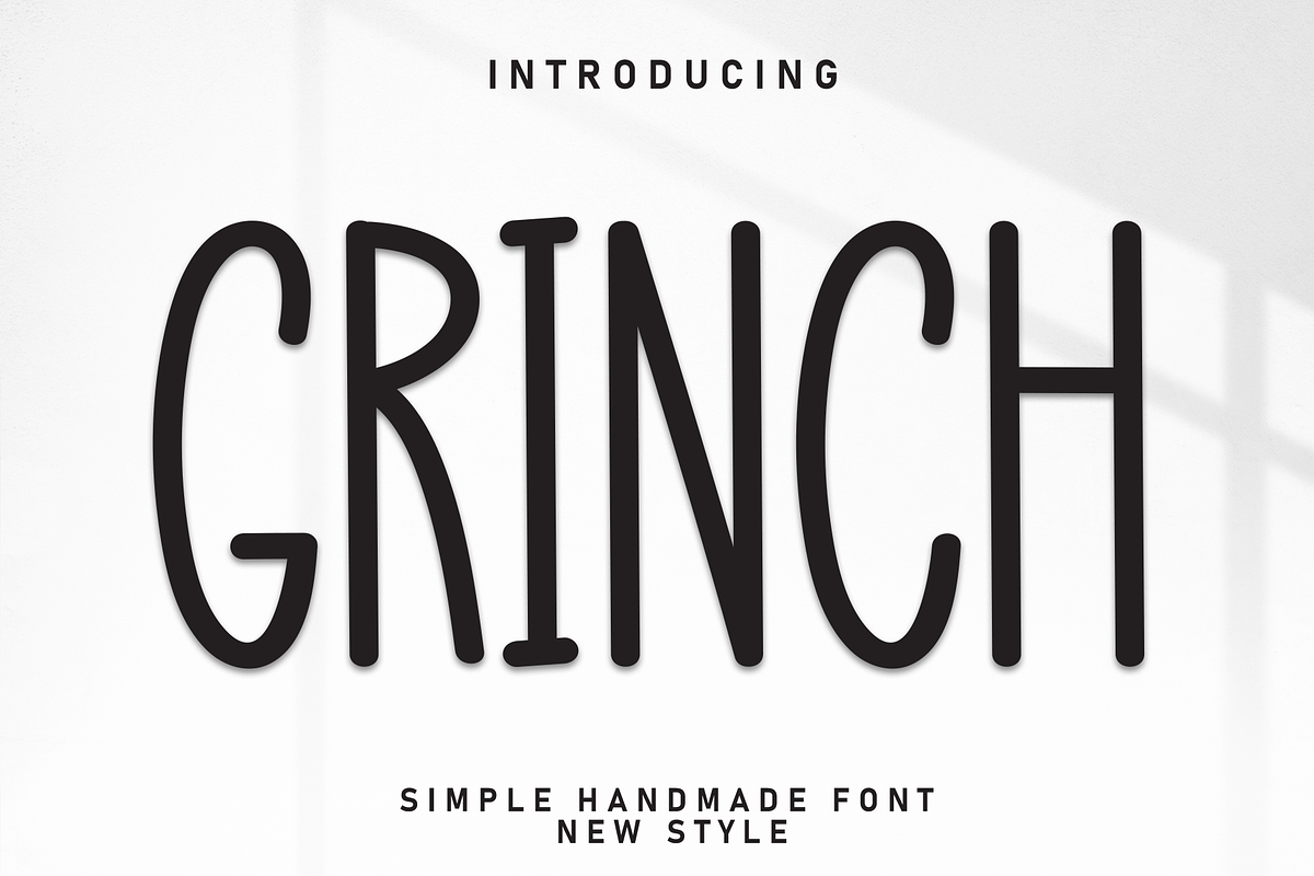 Grinch | Script Font, a Script Font by Scratchones