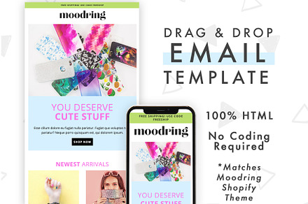 Responsive HTML Email Template | Email Templates ~ Creative Market