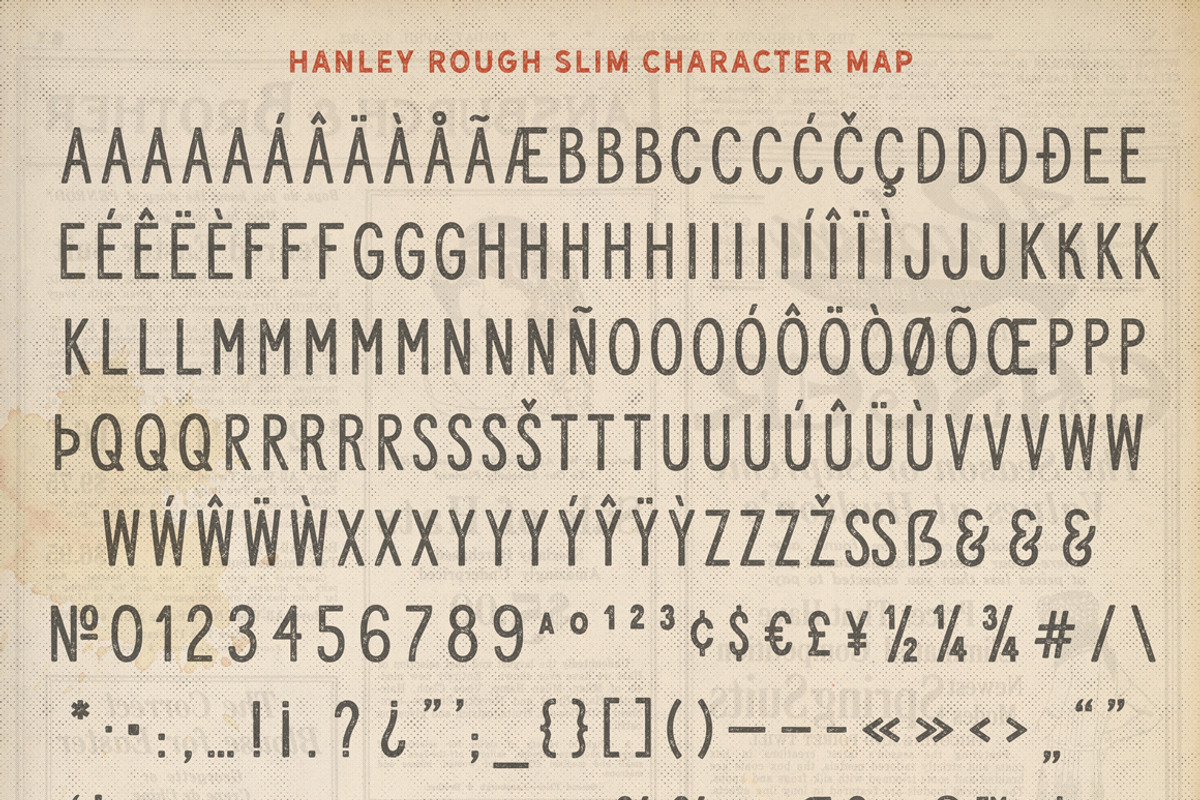 Hanley Rough Font Collection, a Script Font by DISTRICT 62 STUDIO