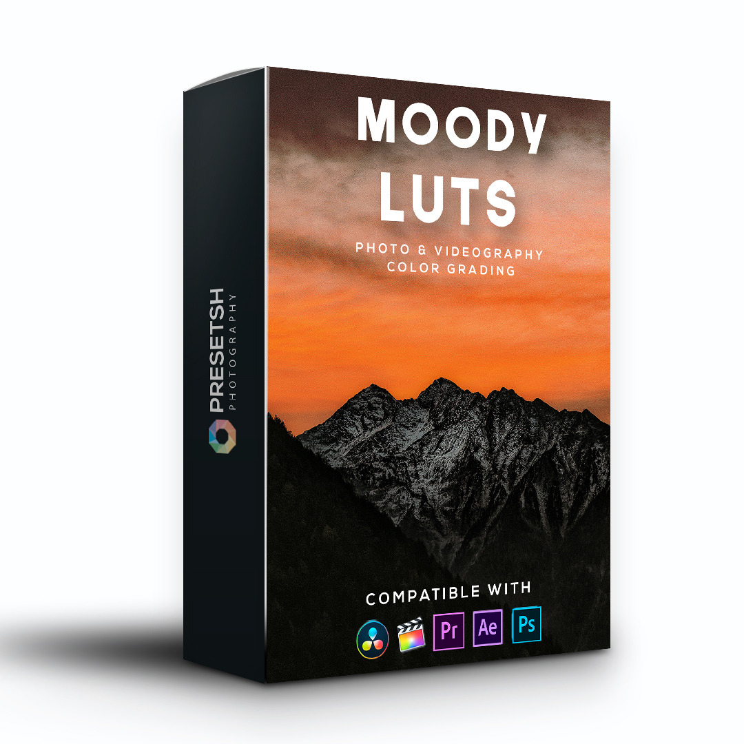 Moody LUTs for Color Grading, an Action Add-On by Presetsh.com