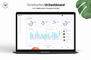Construction Admin Dashboard UI Kit, an UI Kit Template by VictorThemes