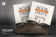Book Drive Flyer Templates, a Flyer Template by kinzi21
