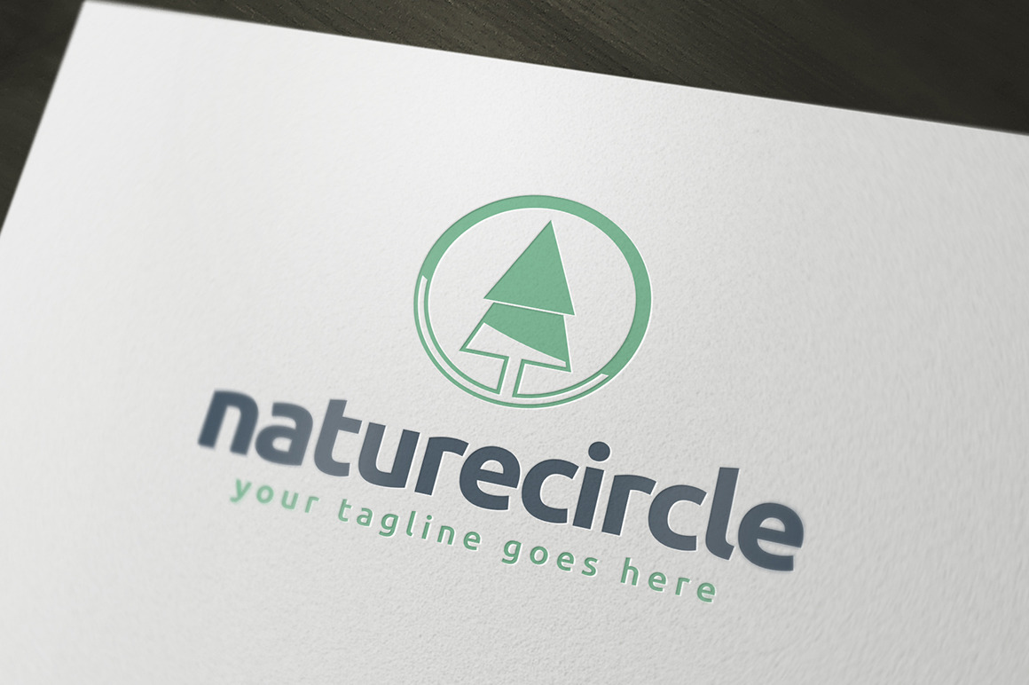Nature Circle Logo Template, a Branding & Logo Template by PixaSquare