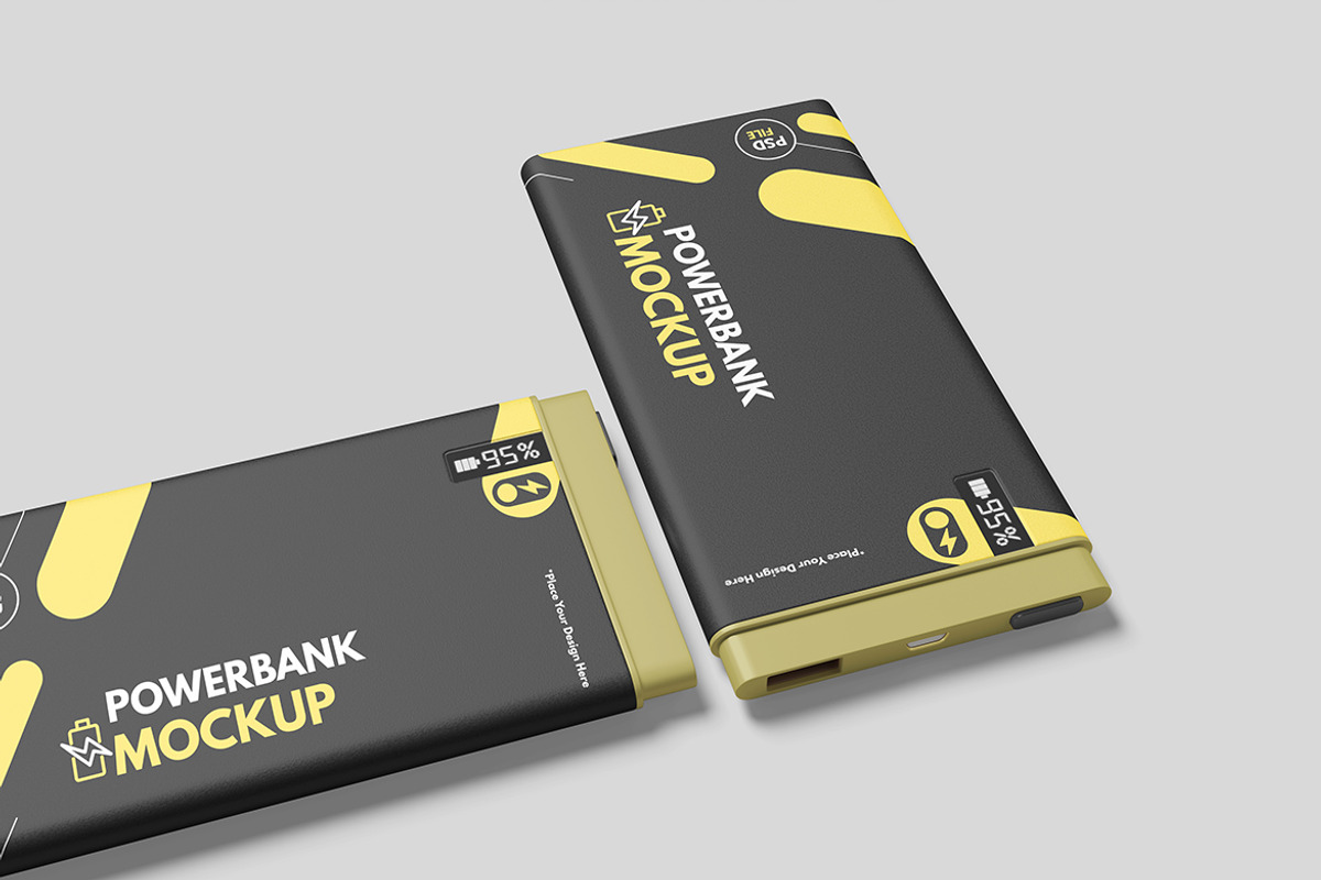 Power Bank Mockup, a Product Mockup by bimockup