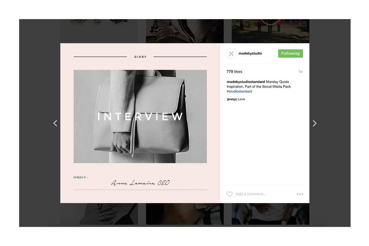 Diary Social Media Pack, a Social Media Template by Studio Standard