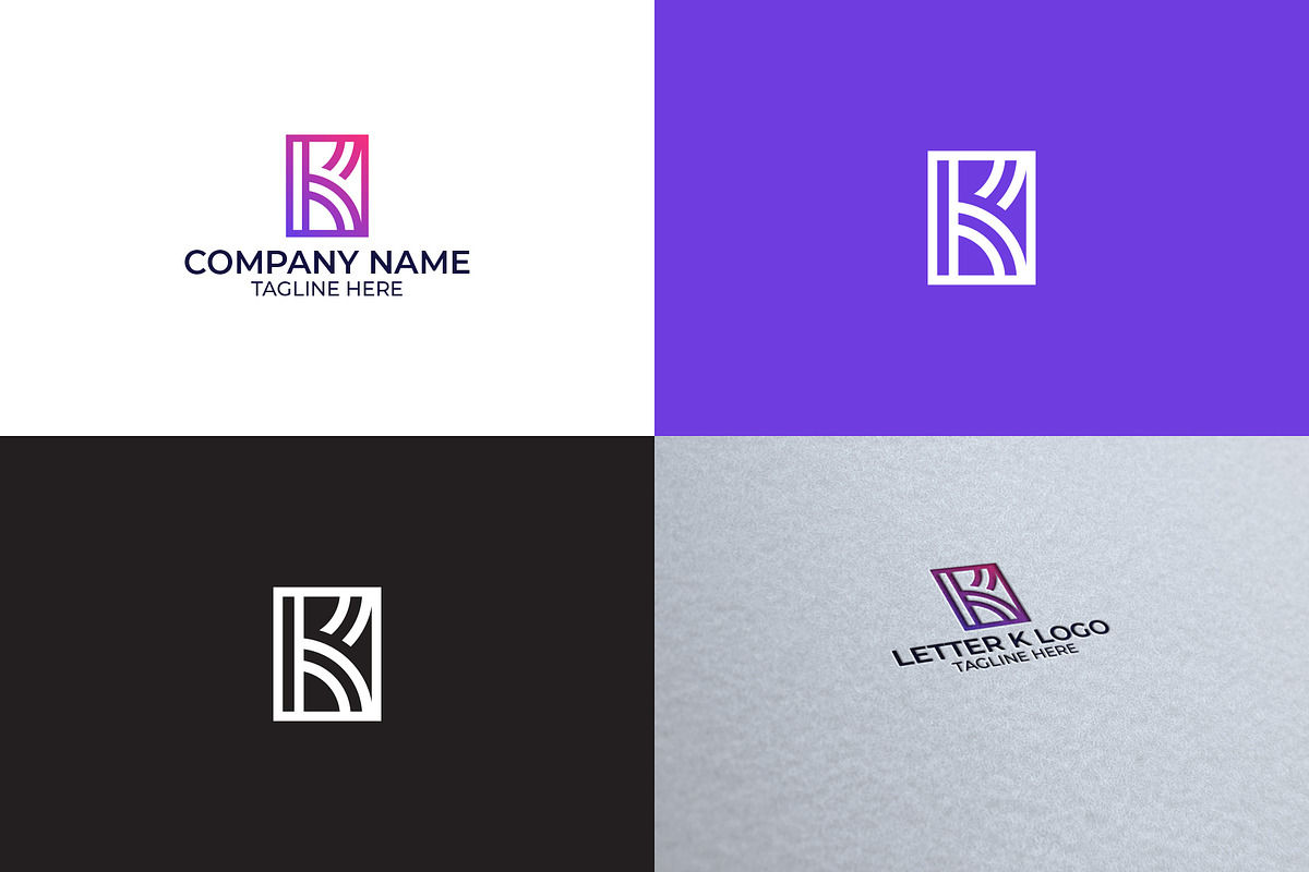 Letter K Logo Design, a Branding & Logo Template by GranzCreative