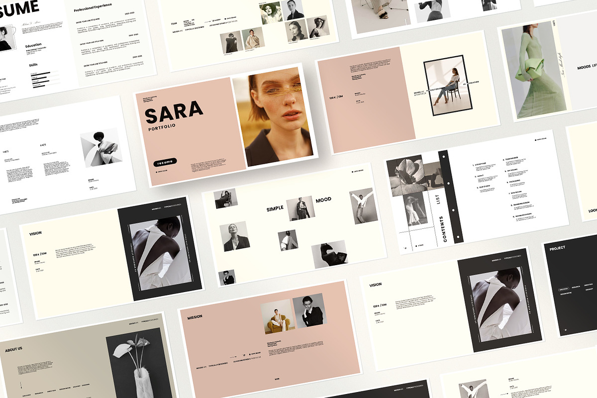 SARA | Portfolio Template, a Presentation Template by Studio Industry