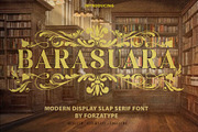 Barasuara Font Series | Forzatype, a Slab Serif Font by ForzaType