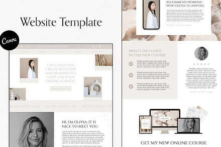 Web FAQ Template | Landing Page Templates ~ Creative Market