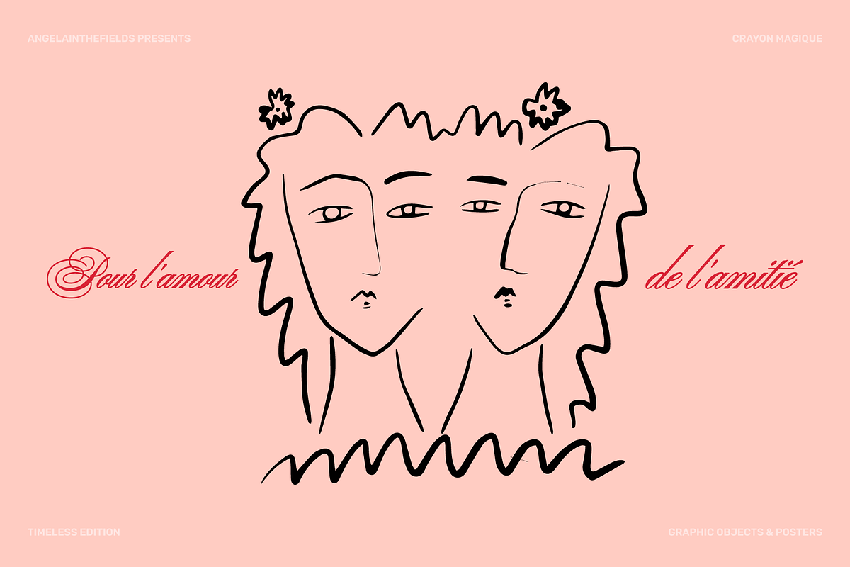 200+ Retro Modern Doodle Art, a Decorative Illustration by ...