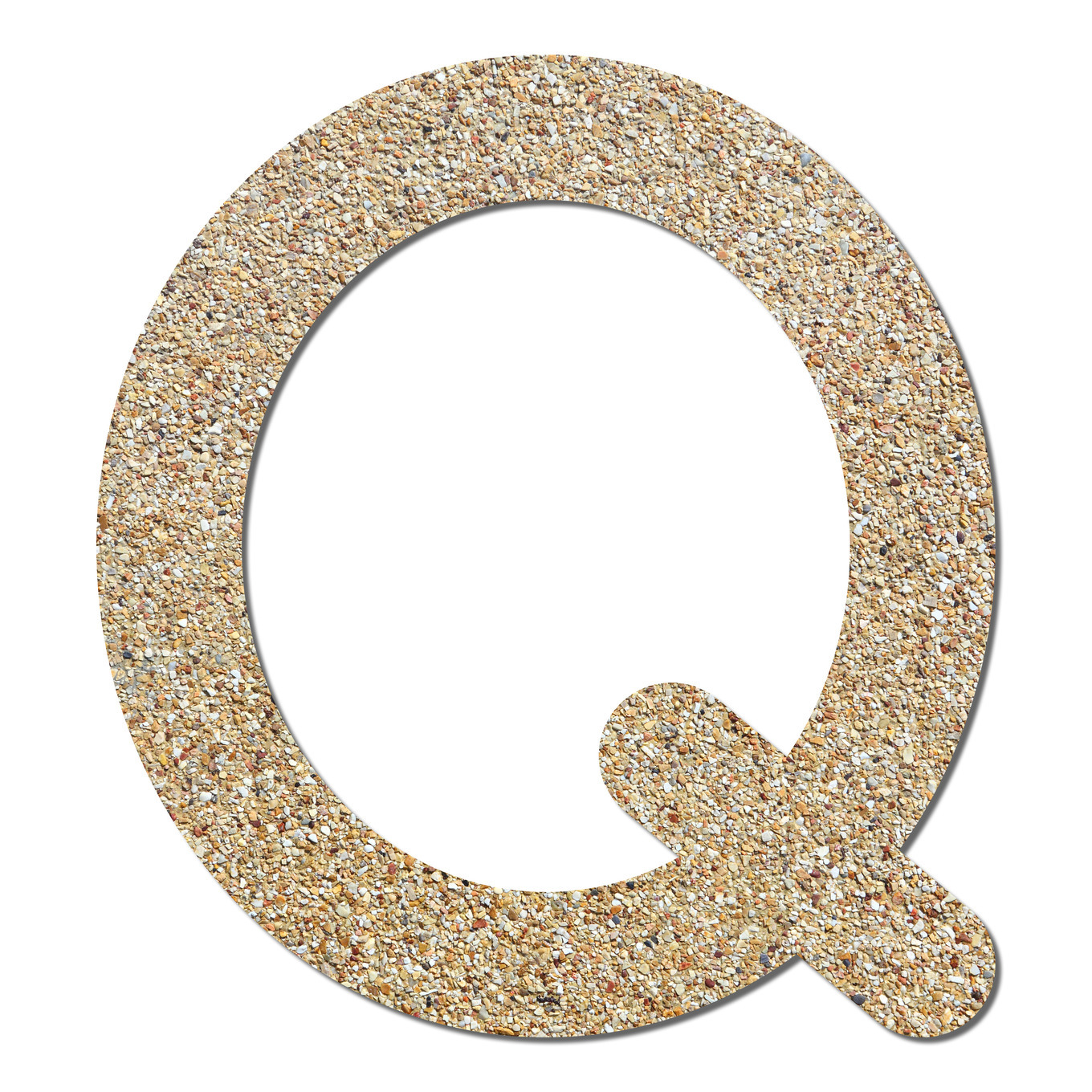 Font rough gravel featuring q, alphabet, and letter, a School ...