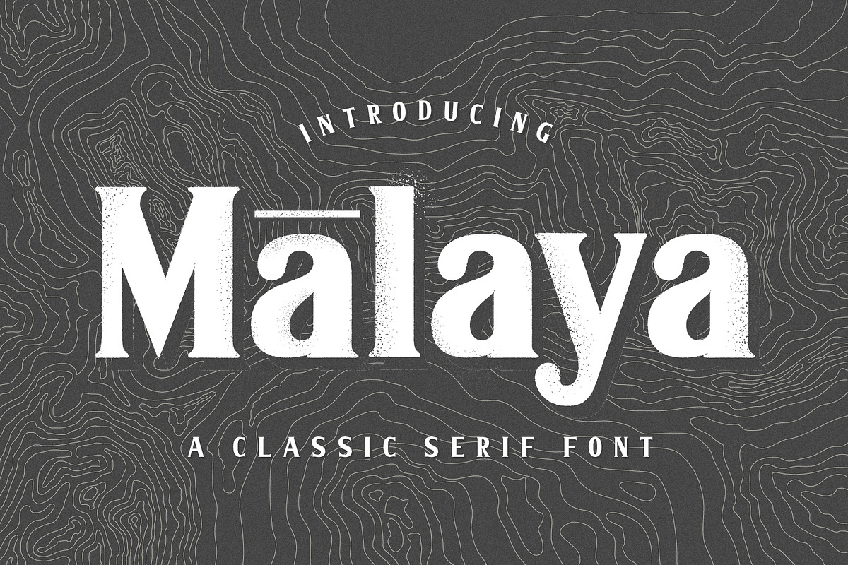 Malaya - A Classic Serif Font, a Serif Font by Wilsonkjc